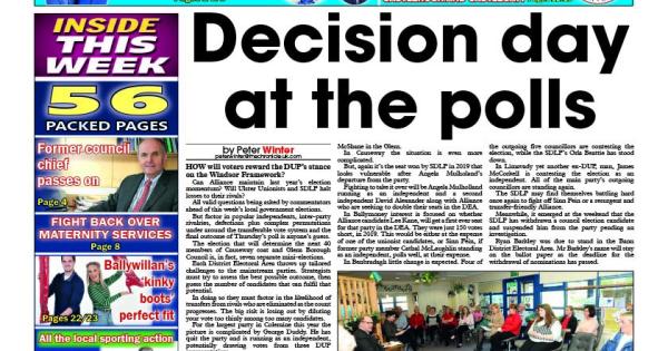 Coleraine Chronicle in the shops now! - Alpha Newspaper Group