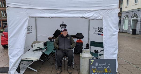 Coleraine veteran slept rough for seven nights for charity - Alpha ...