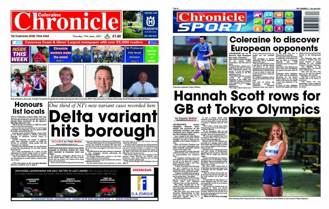 This week's front & back pages - Alpha Newspaper Group