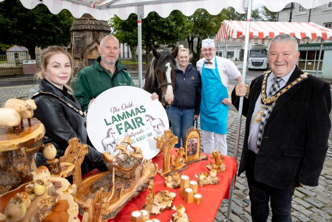 A warm welcome awaits you at the Ould Lammas Fair in Ballycastle ...